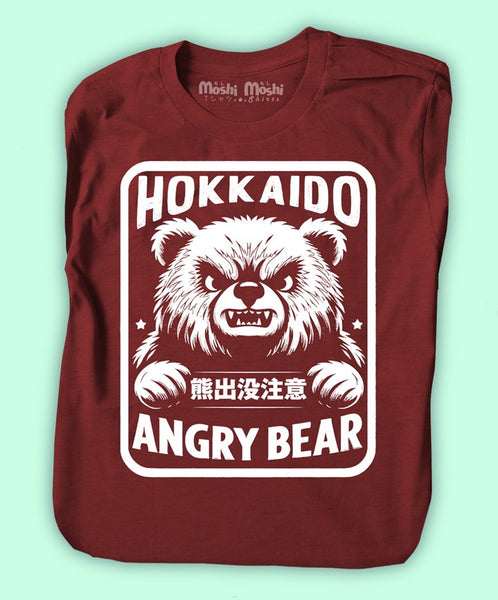 Angry Bear T-Shirt – Moshi Moshi Shirts